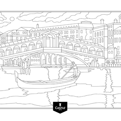 Venice Colouring page – Castle Arts
