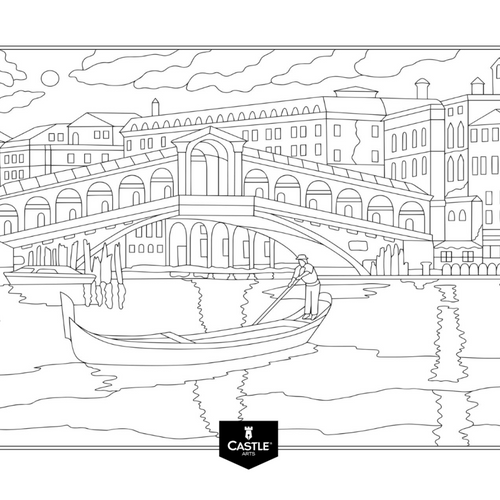 Venice Colouring page – Castle Arts
