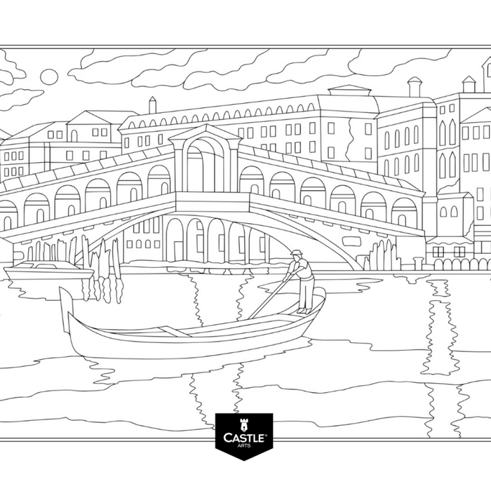 Venice Colouring page – Castle Arts