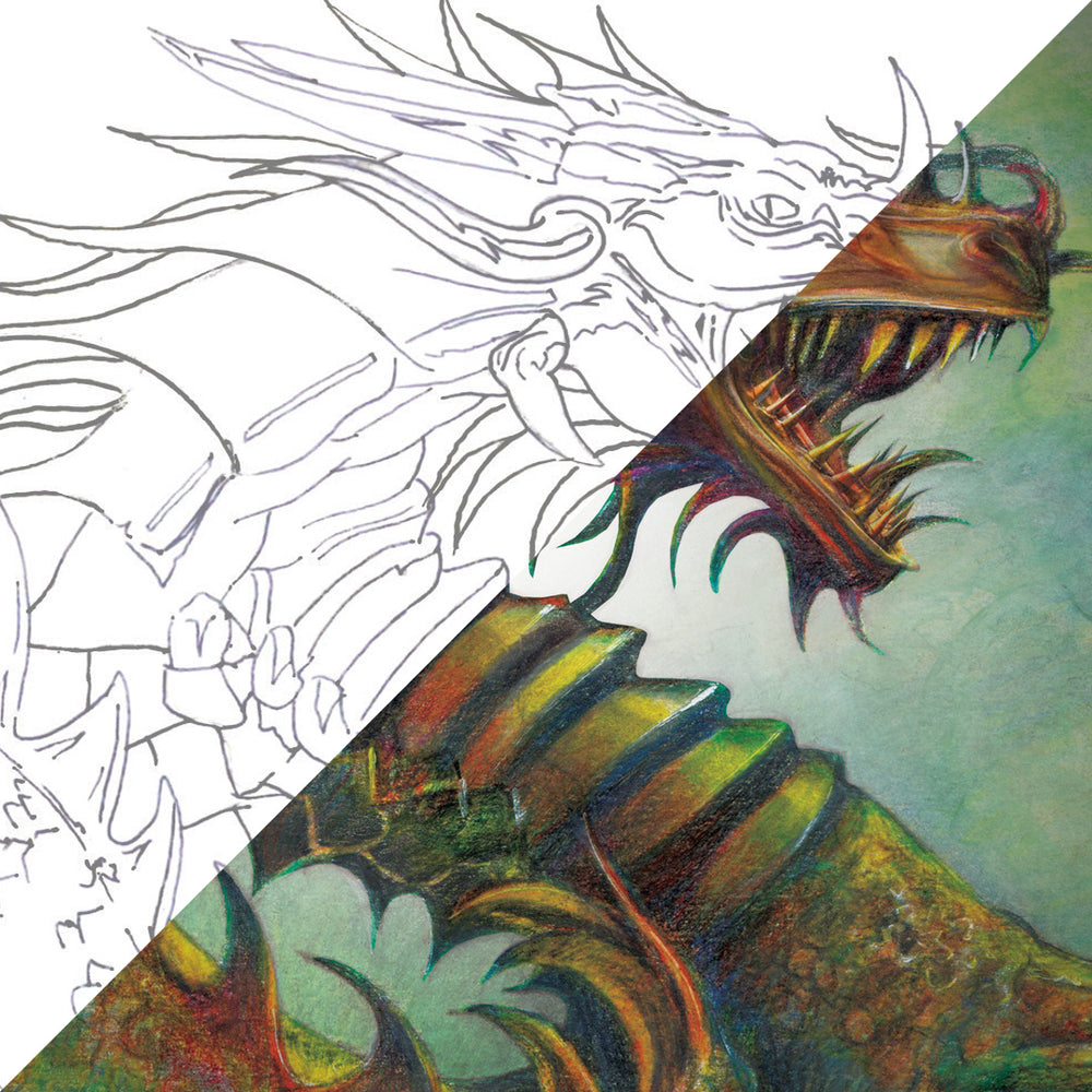 Dragon | 120 Piece Mixed Media Pencil Set – Castle Arts