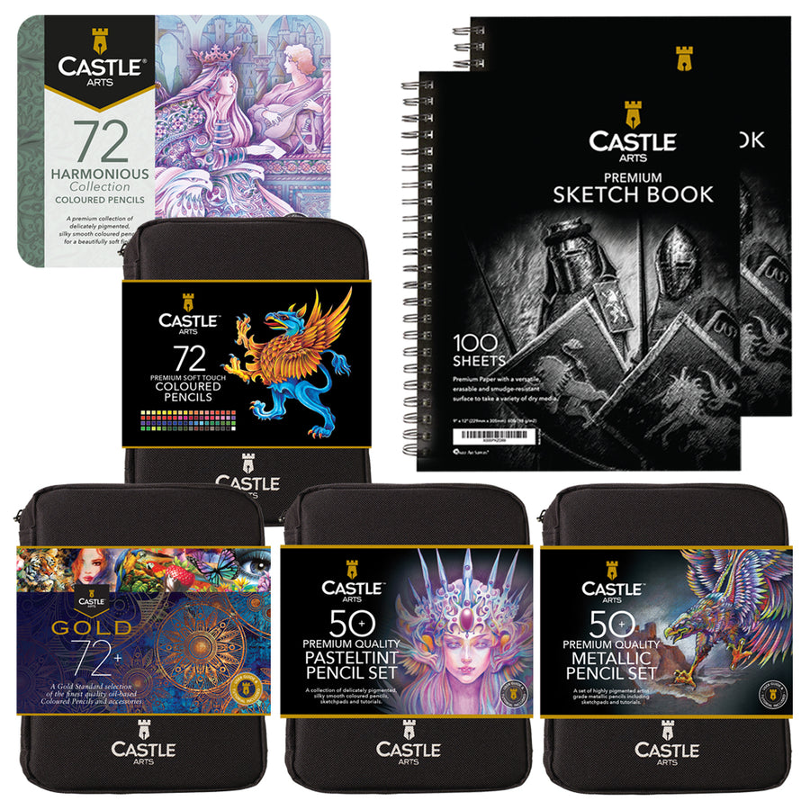 Harmonious Coloured Pencils – Castle Arts