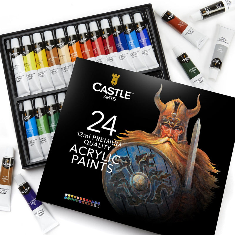 Castle Arts 24 Piece Acrylic Paint Set
